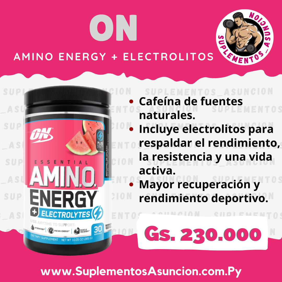 Amino Energy + ELECTROLITOS [ON] – Suplementos Asuncion