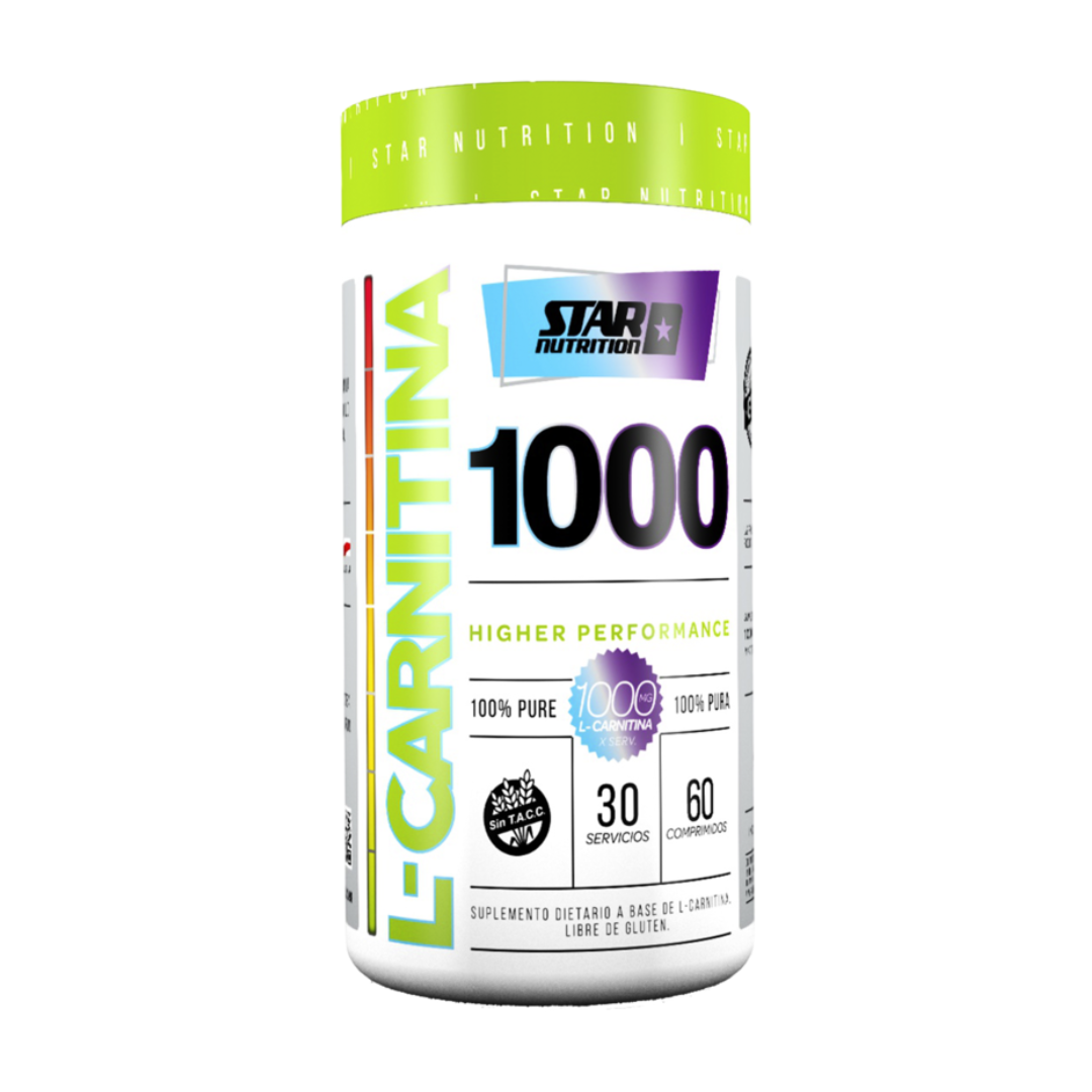 L-Carnitina - 60 capsulas [STAR NUTRITION] – Suplementos Asuncion