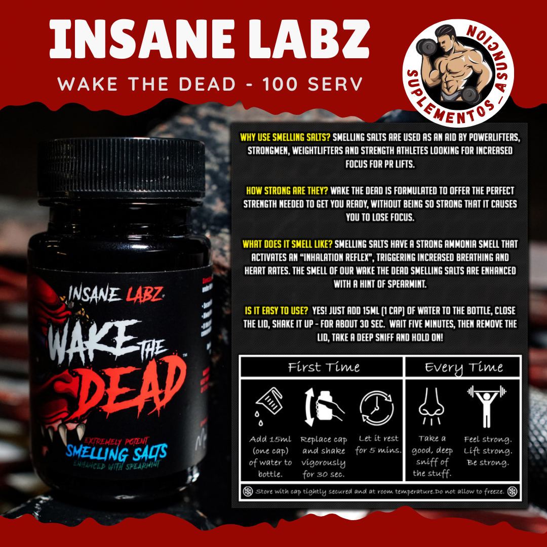 SAL PRE ENTRENO - WAKE THE DEAD [INSANE LABZ] – Suplementos Asuncion